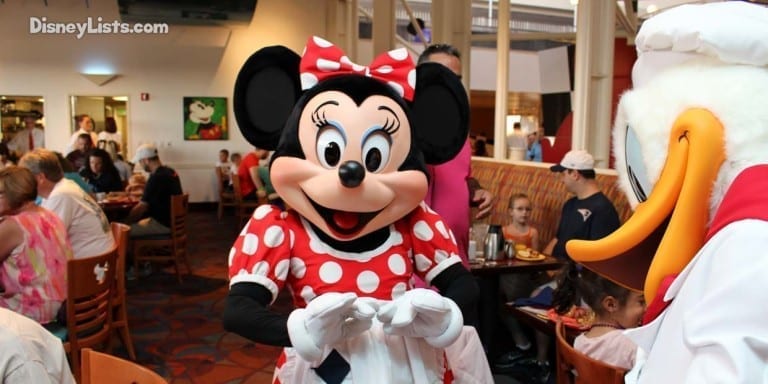 Featured-Minnie at Chef Mickey's – DisneyLists.com