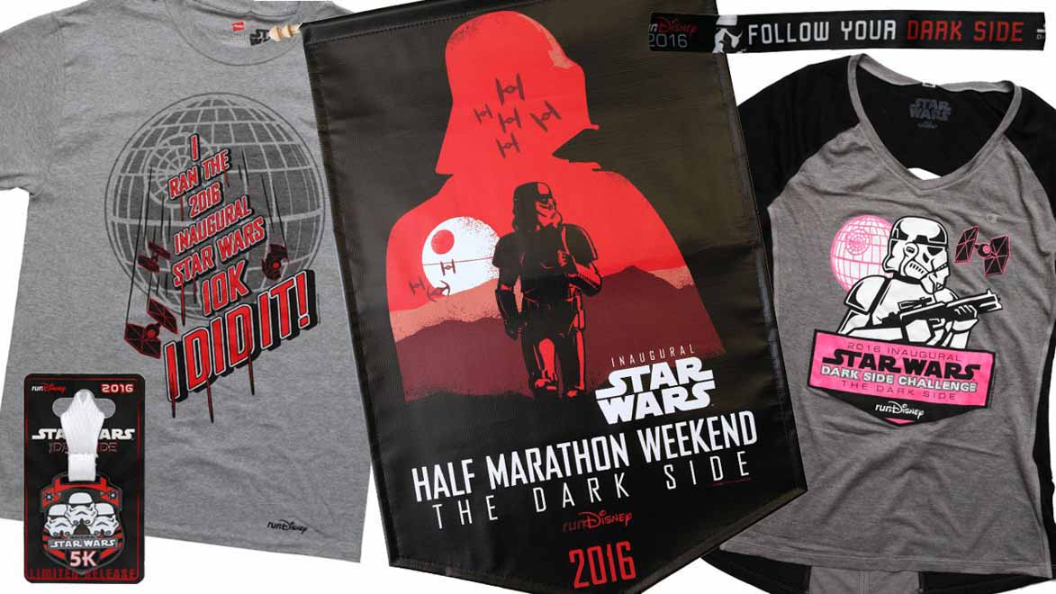 News: Details on the Star Wars Half Marathon-The Dark Side Merchandise ...