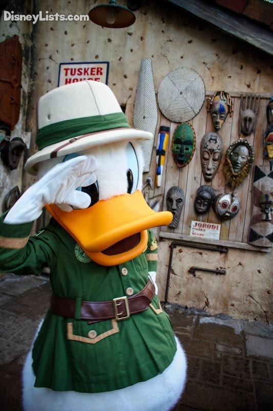 Donald-Safari – DisneyLists.com