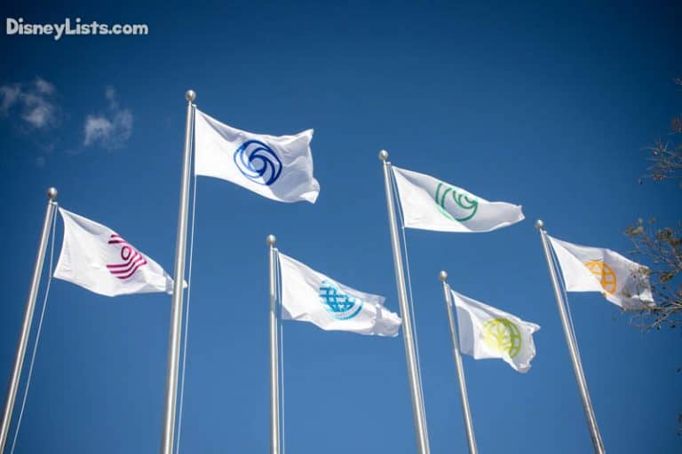 Epcot Flags – DisneyLists.com