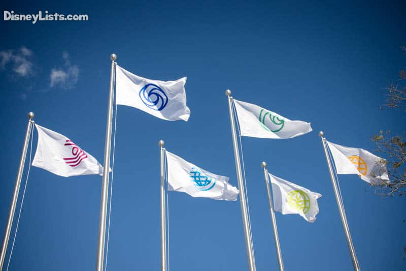 Epcot Flags – DisneyLists.com