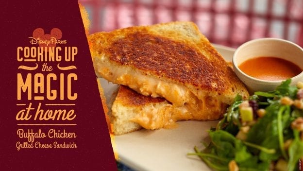 Disney Recipes: Buffalo Chicken Grilled Cheese Sandwich Recipe from ...