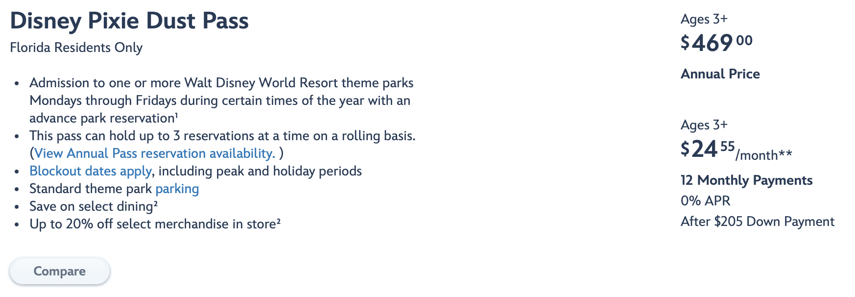 Pixie Pass- – DisneyLists.com