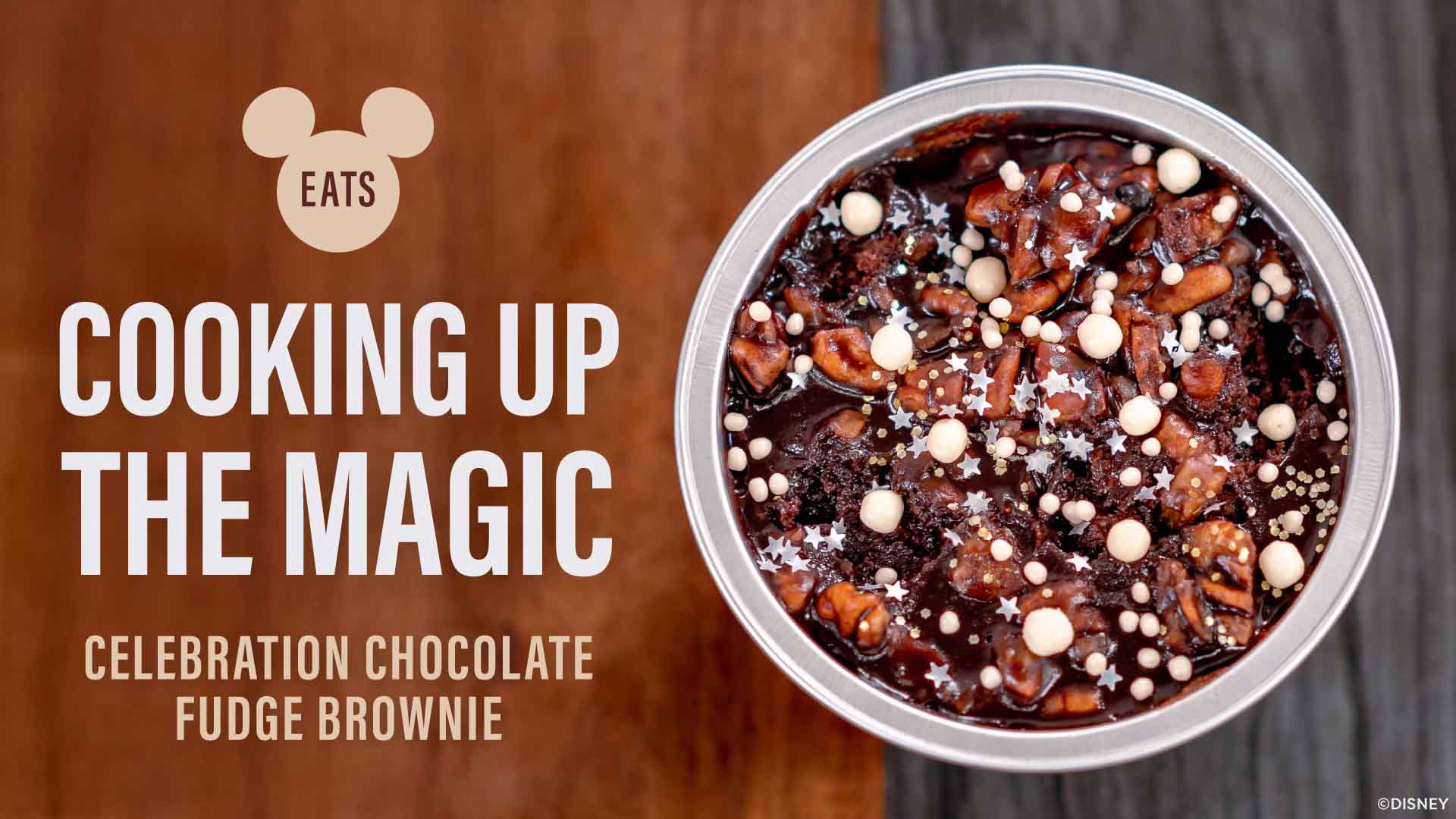 Disney Recipe: Celebration Chocolate Fudge Brownie Recipe – DisneyLists.com